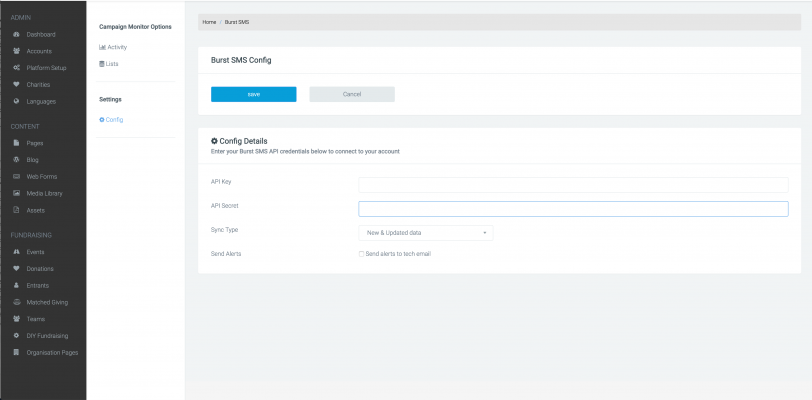 How to Send Data to Burst SMS
